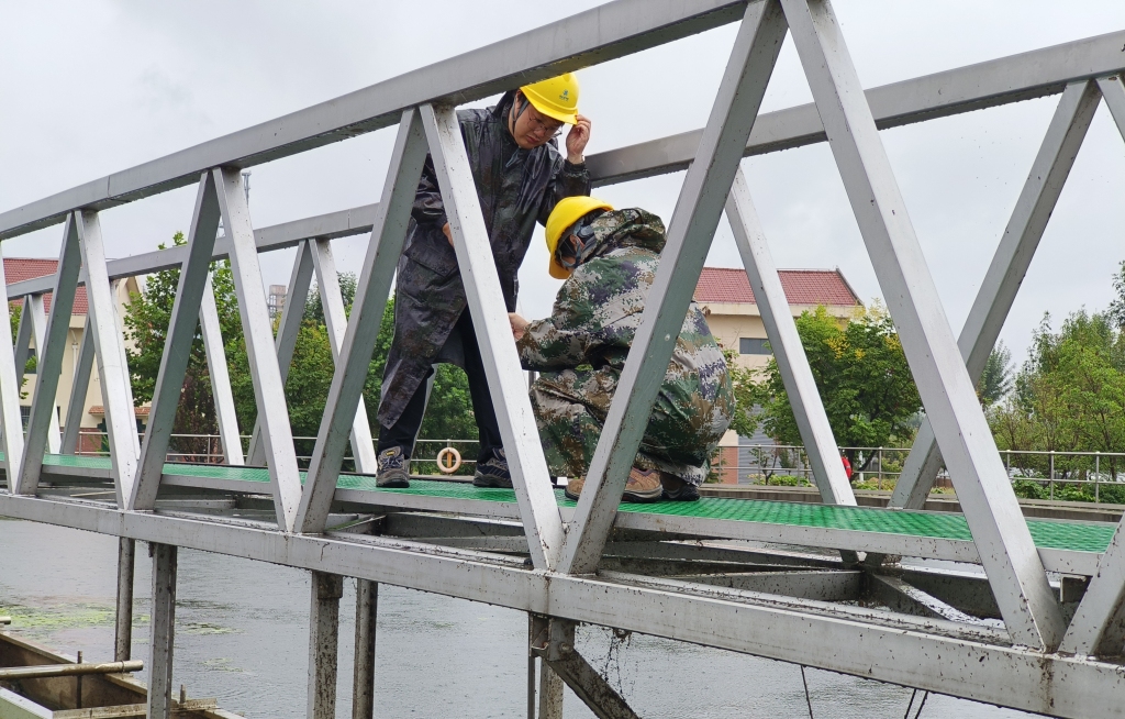 水务集团属12座污水处理厂迎风而上,做好防汛防台工作 半岛网